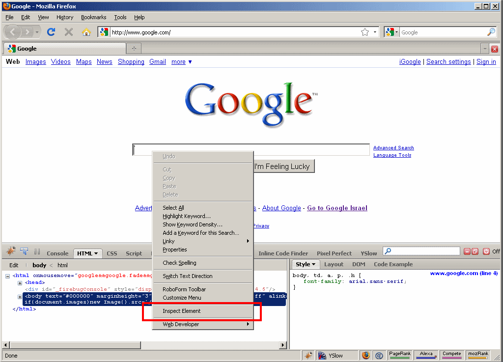 Pe scurt despre… FireBug | by zeltera
